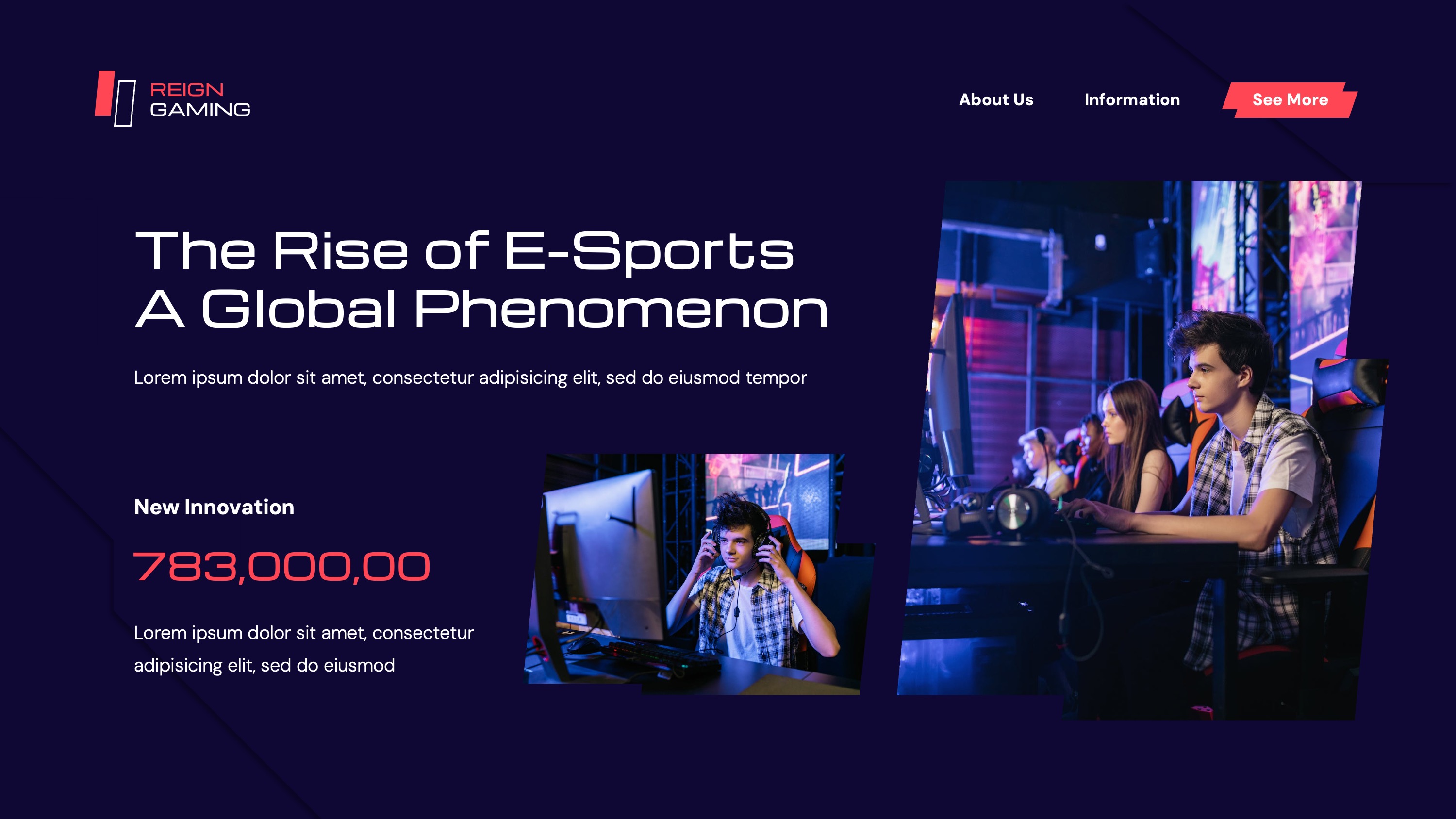 Reign Gaming E Sport Keynote, Presentation Templates | GraphicRiver