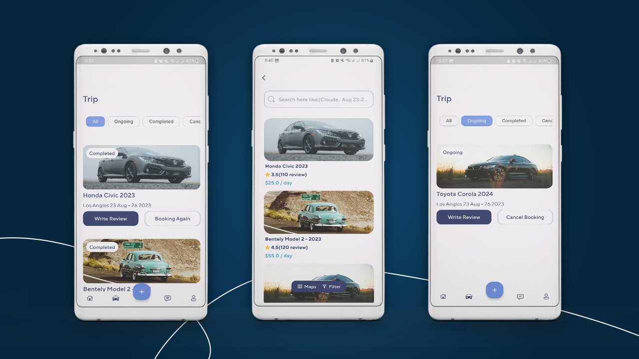 Wheelust: Flutter-Driven UI for Car Rental Apps by SublimeScripts | CodeCanyon