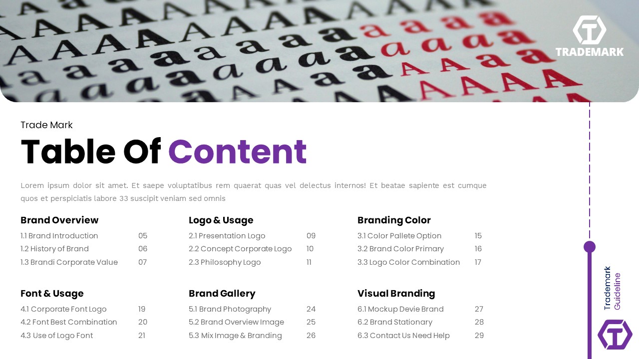 Trademark - PowerPoint Presentation Template, Presentation Templates