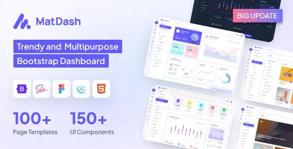 MatDash - Bootstrap Admin Template by adminmart | ThemeForest