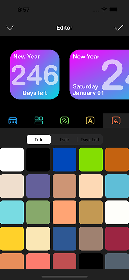 CountDown Widget for iOS by MightyDeveloper | CodeCanyon