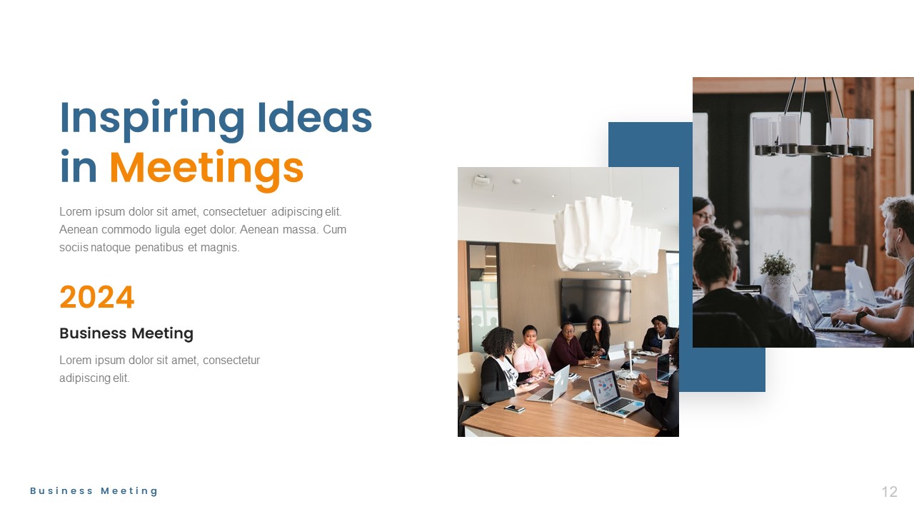 Business Meeting PowerPoint Presentation, Presentation Templates ...