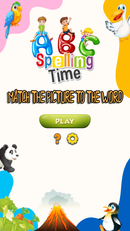 Spelling Time Match picture with word | Educational game by milliwaysteam