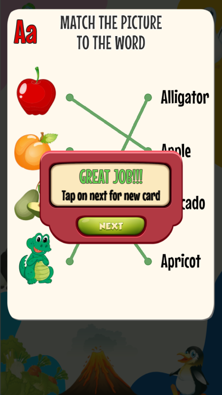 Spelling Time Match picture with word | Educational game by milliwaysteam