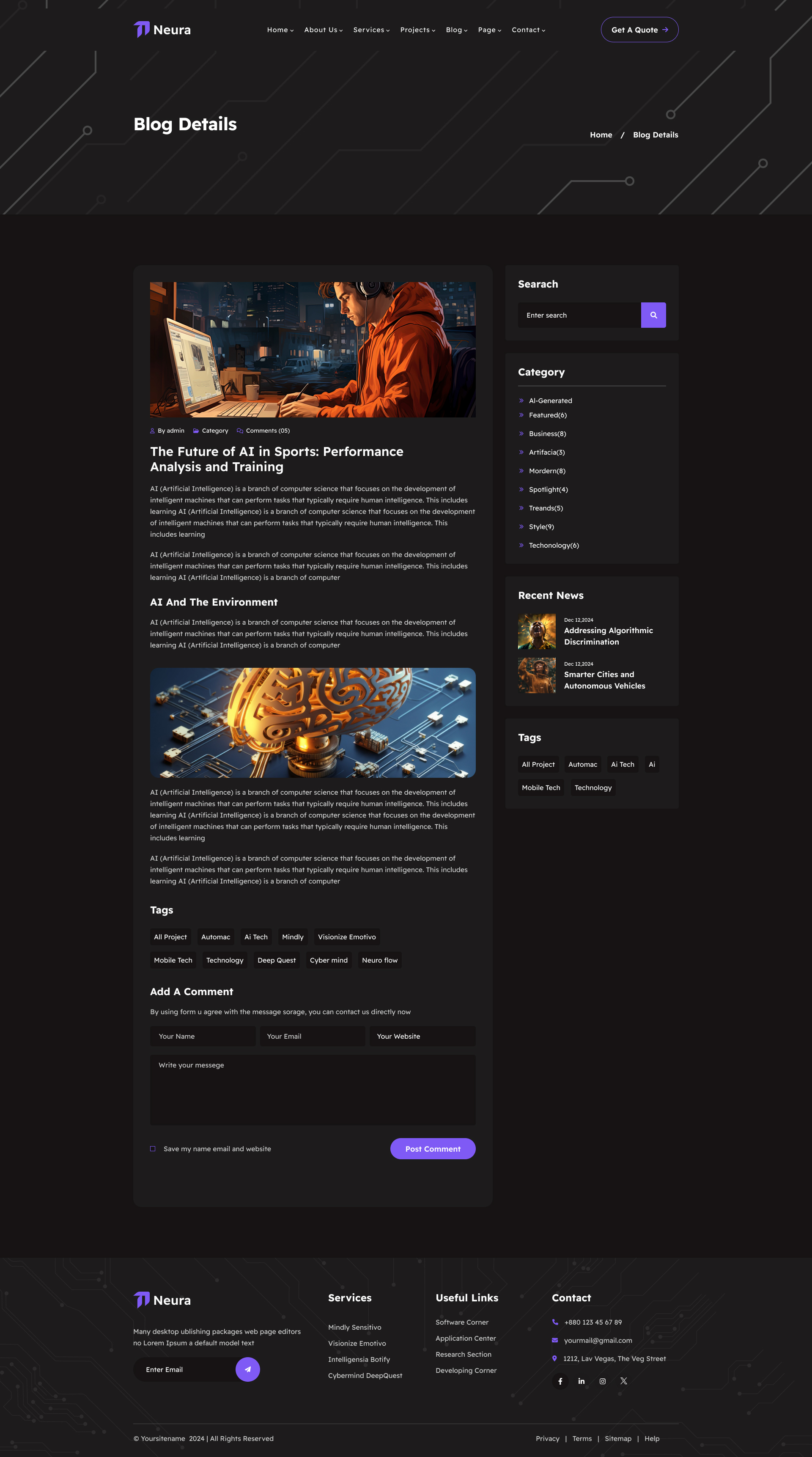 Neura - AI SaaS Website Figma Template by bplugins | ThemeForest