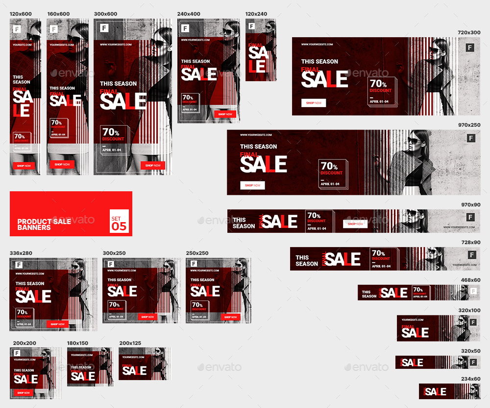 Product Sale Banners Bundle_Vol 2, Web Elements | GraphicRiver