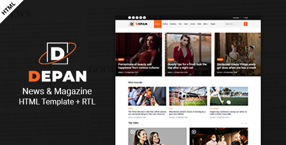 Depan - Newspaper & Magazine Bootstrap 5 Template by EnvyTheme ...