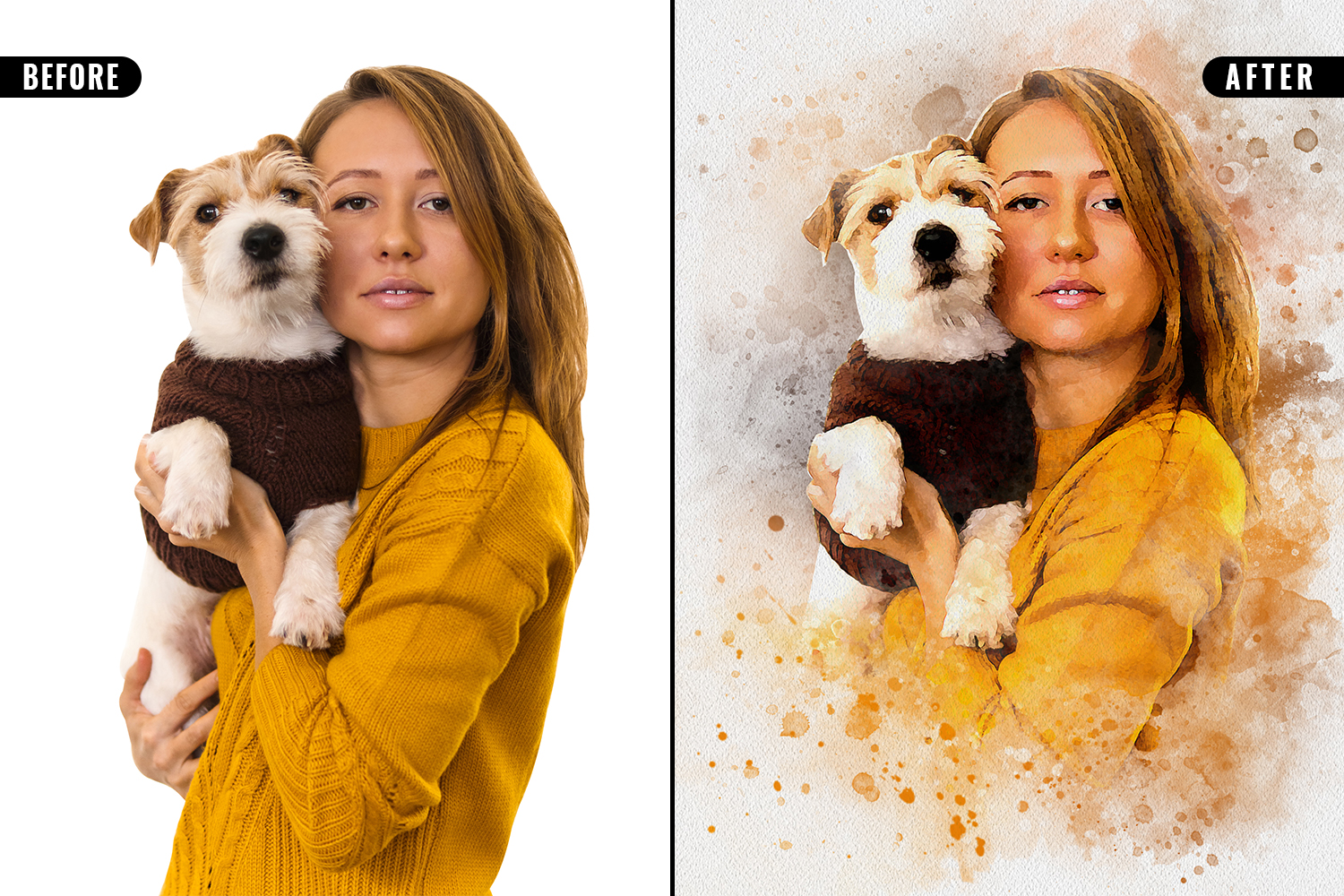 Watercolor Photo Effect, Add-ons | GraphicRiver