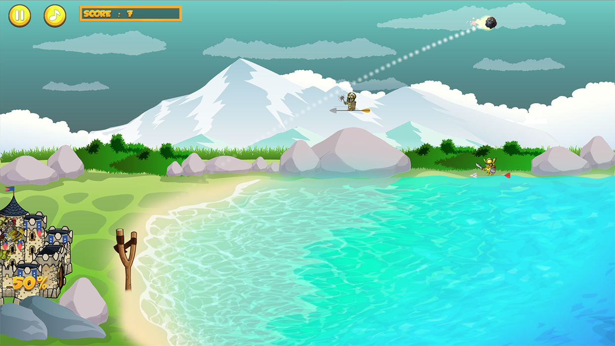 Angry Shooter Protect the Castle Game (Construct 3 | C3P | HTML5) Endless Game by Pro_Gaming