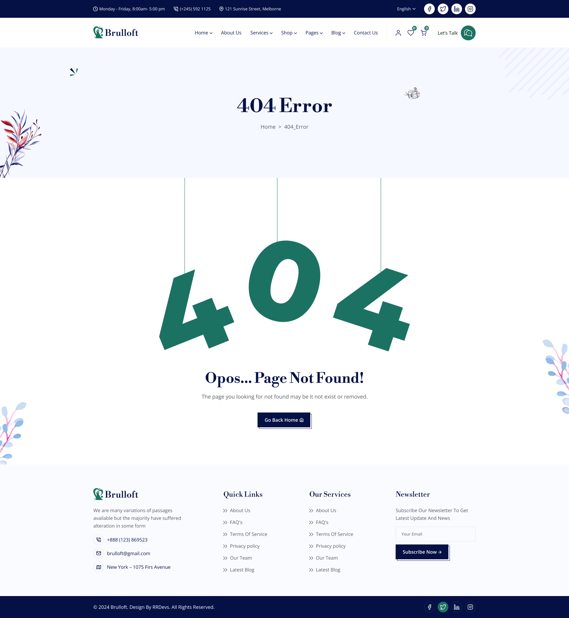 Brulloft – Wedding planner Figma Template by RRdevs | ThemeForest