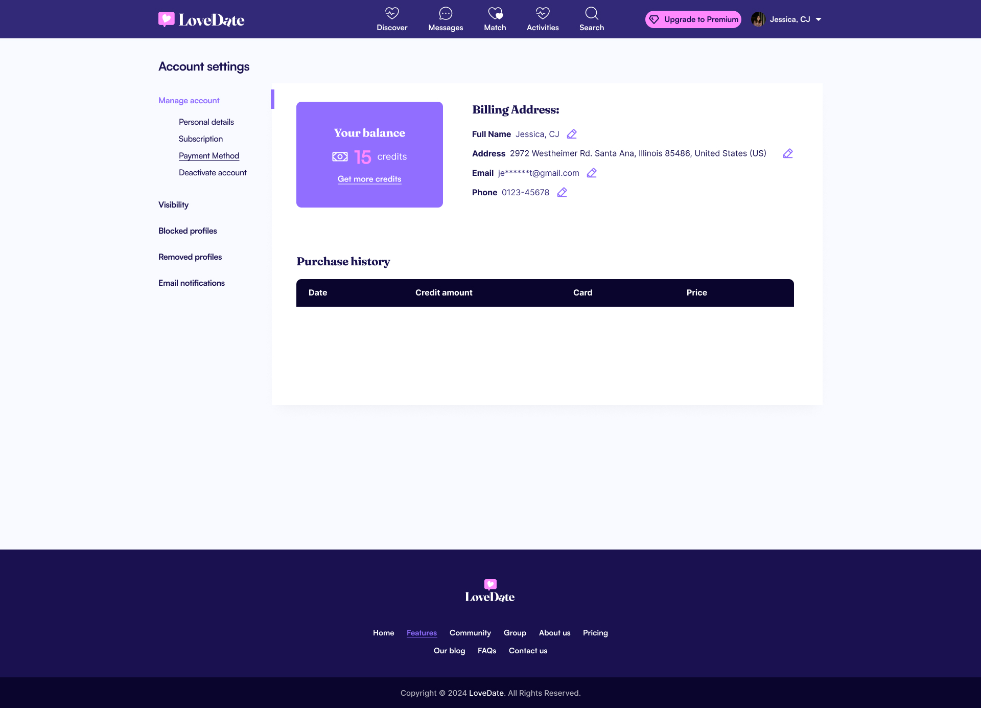 LoveDate - Social Dating Network Figma Template by jwsthemes | ThemeForest