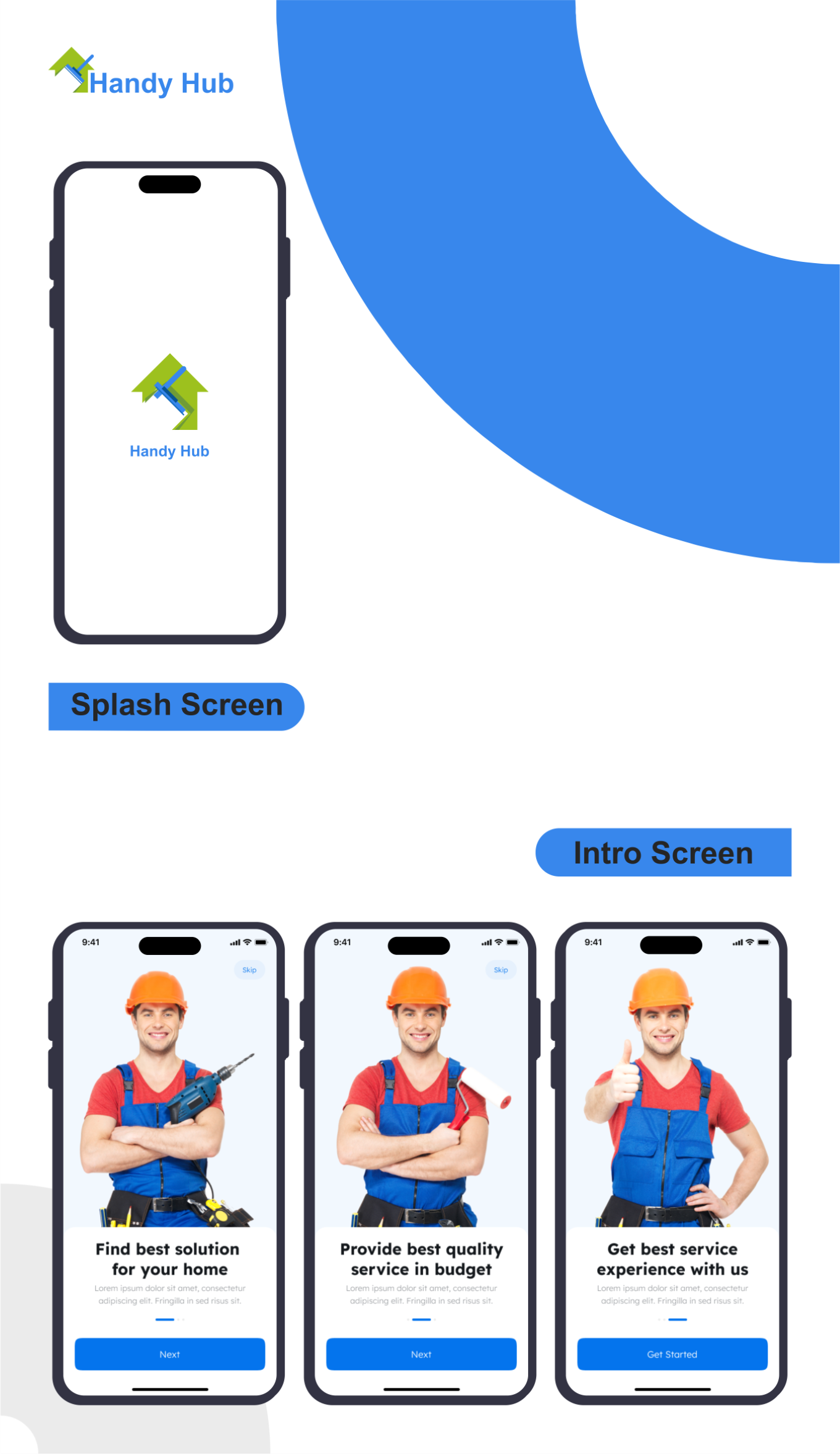 Handy Hub Flutter UI Kit by FlutterFire | CodeCanyon