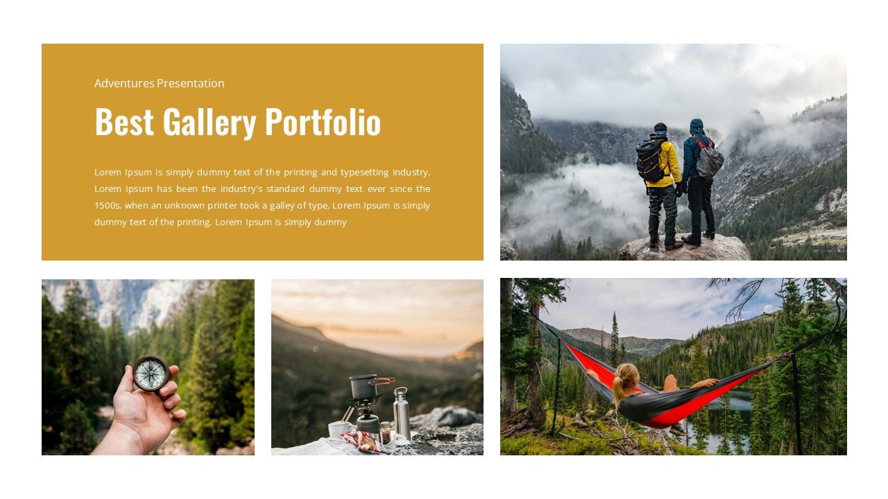 Adventrip - Adventures & Hiking PowerPoint Template, Presentation Templates