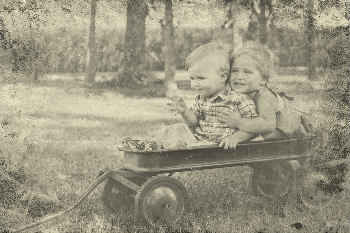 Vintage Old Photo Effect Overlays, Add-ons | GraphicRiver