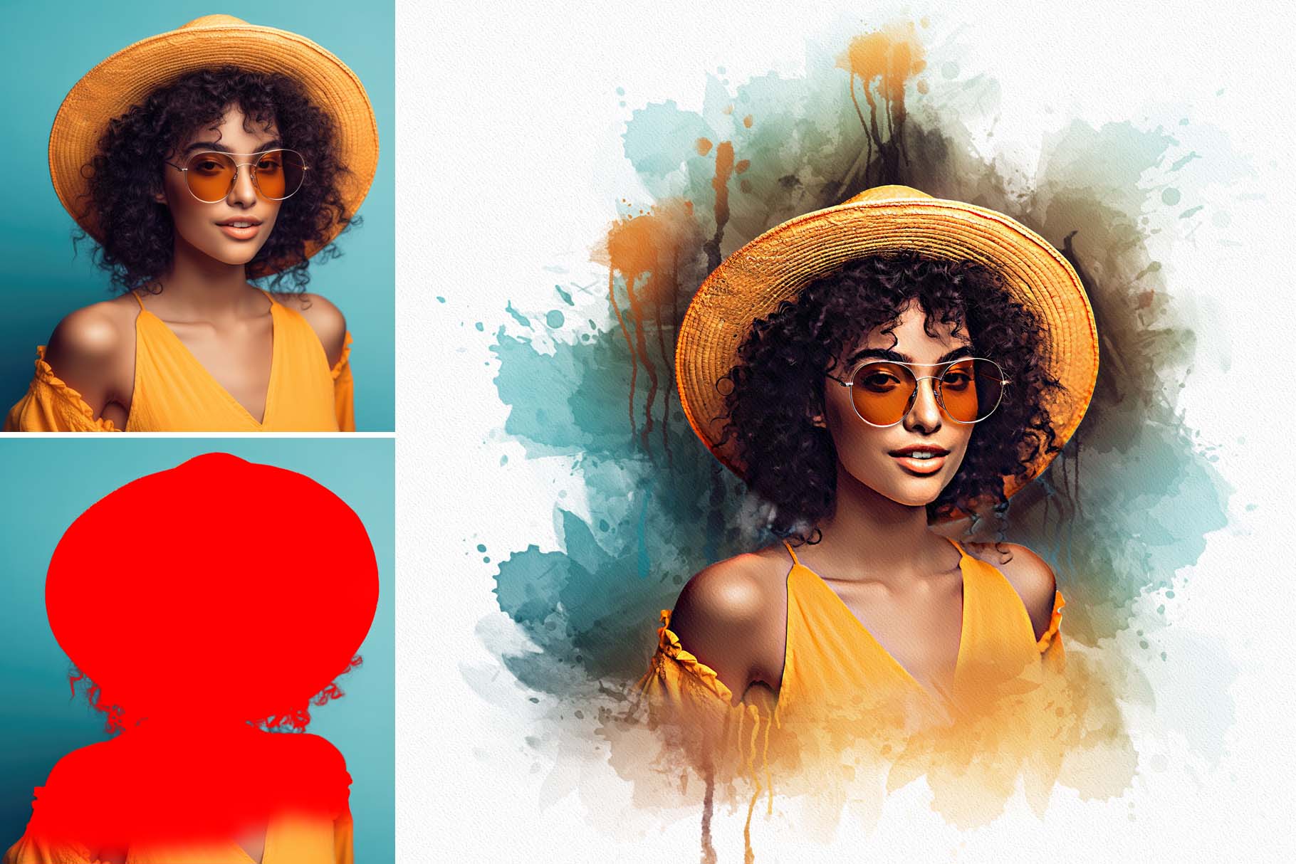 Tail-Wagging Watercolor Magic Action, Add-ons | GraphicRiver