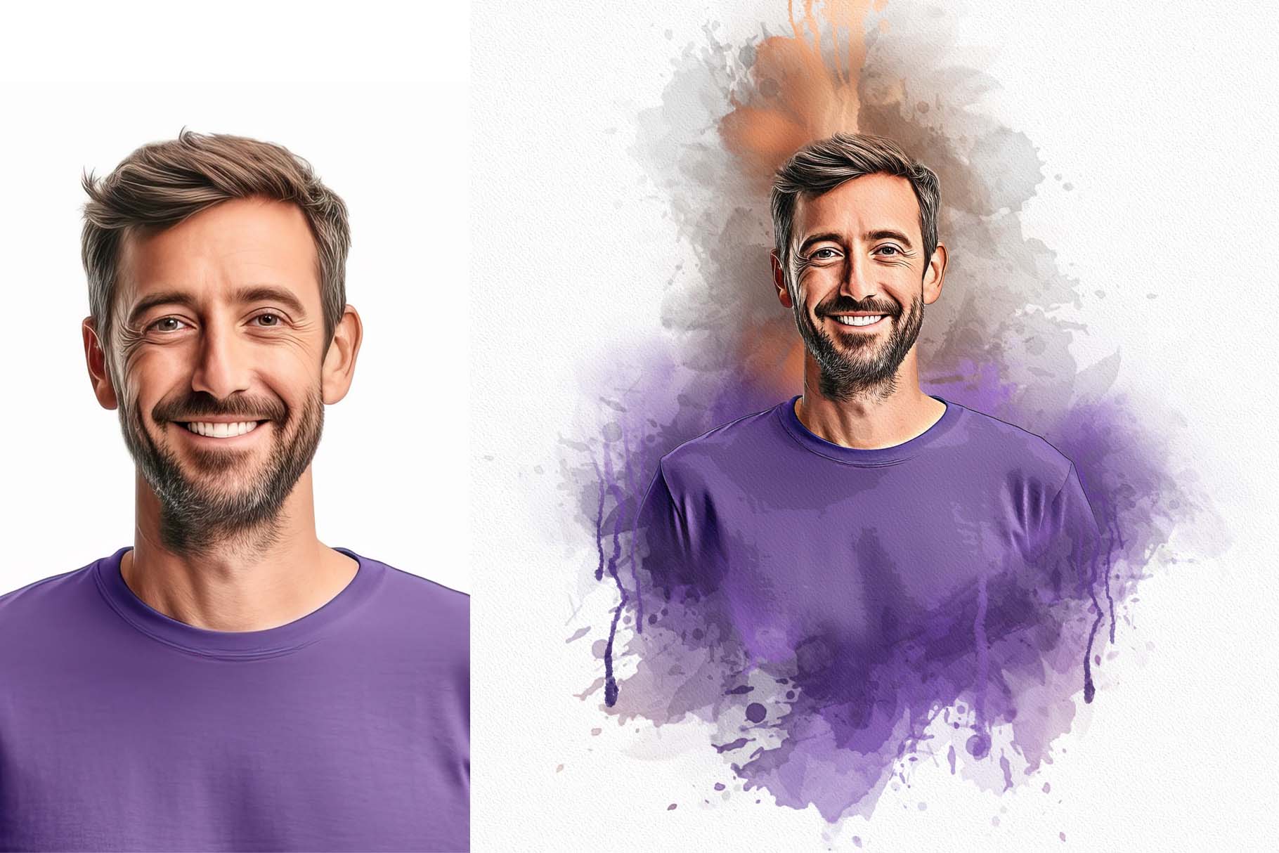 Tail-Wagging Watercolor Magic Action, Add-ons | GraphicRiver