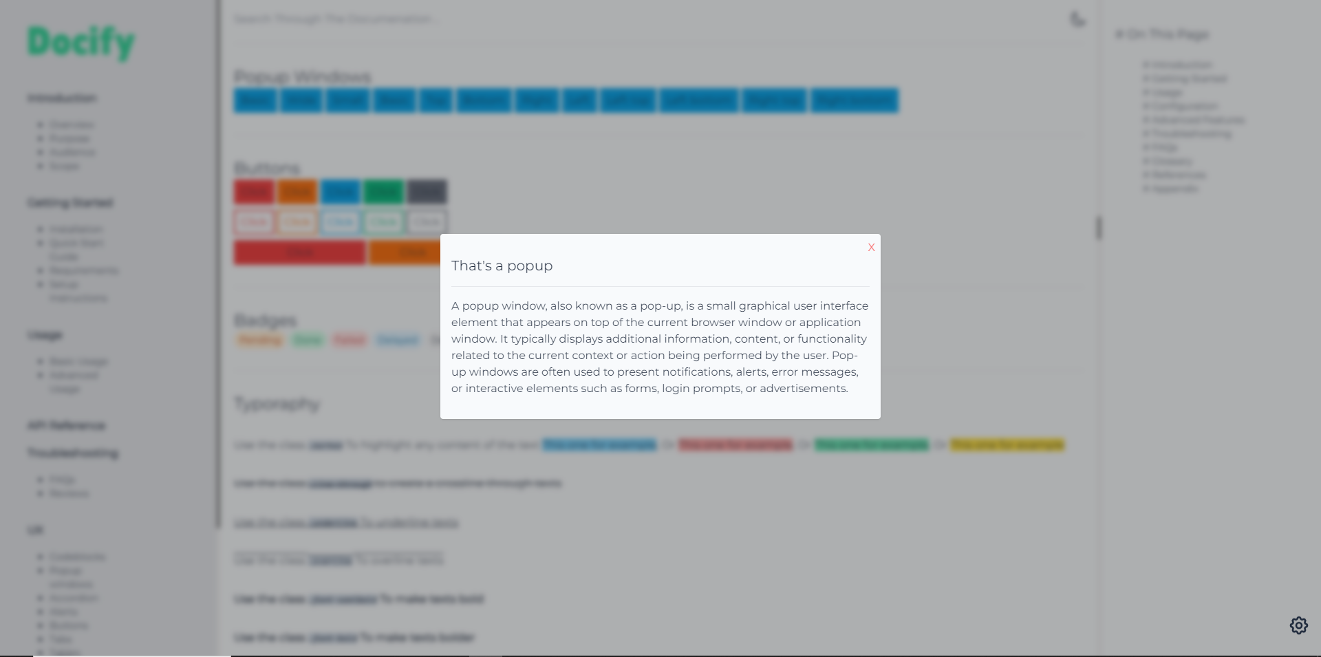 Docify - Streamlined HTML Template For Technical Documentation by ...