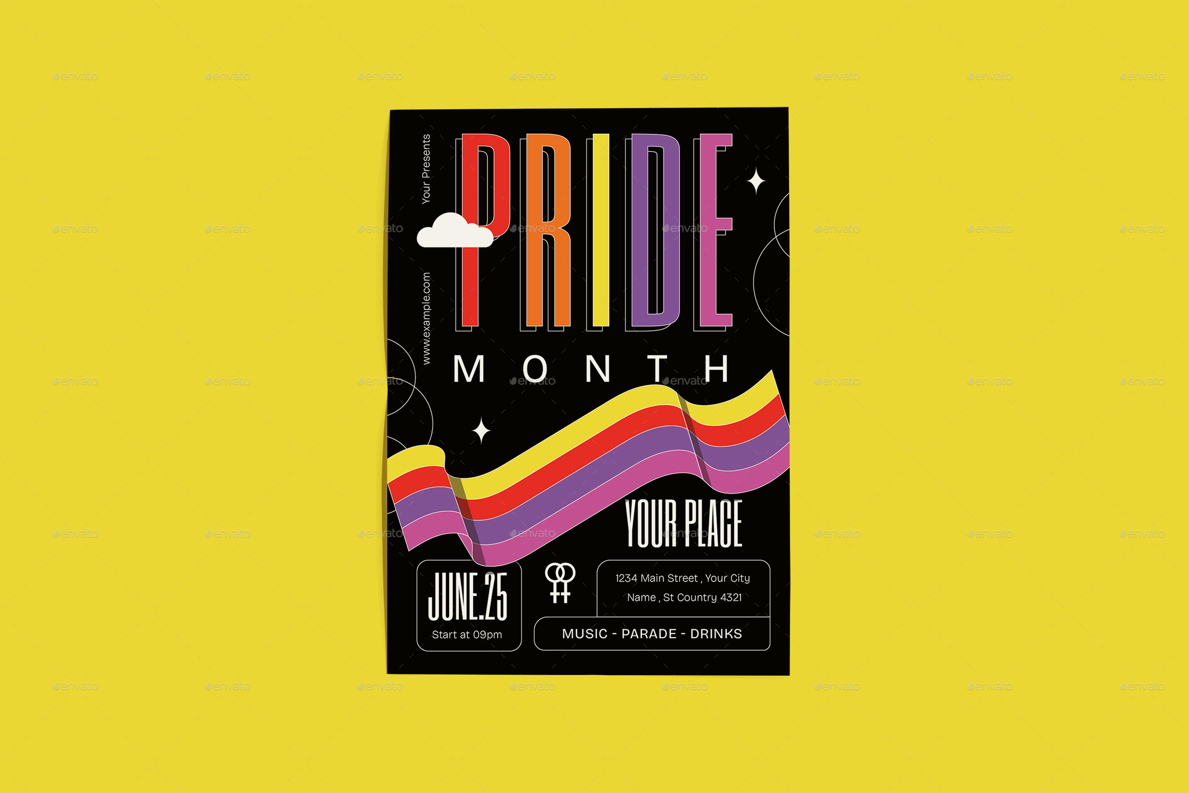Pride Month Flyer, Print Templates | GraphicRiver