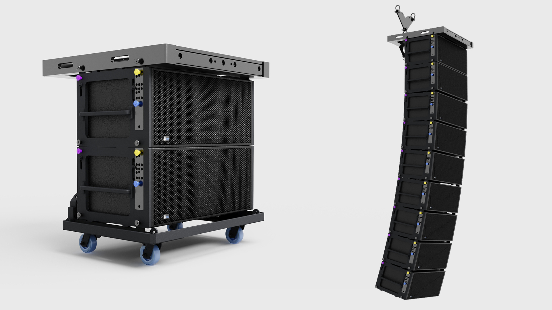 Concert Sound Systems Line Array Meyer Sound Leo by p3rless | 3DOcean