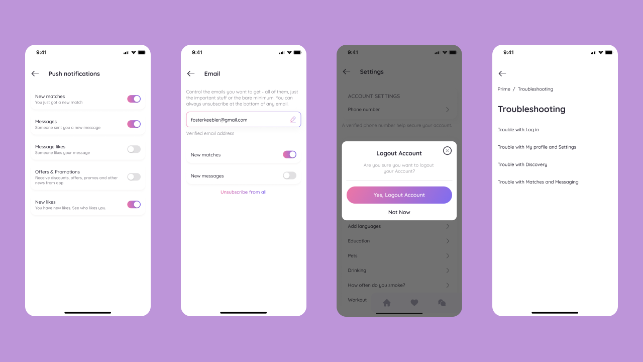 Prime Dating Flutter App UI Kit by thefuturelens | CodeCanyon