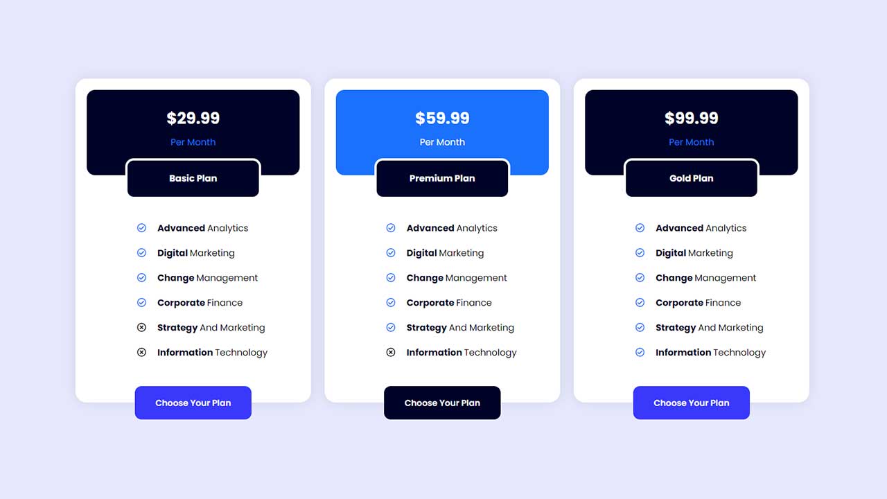 PricingXtra - Bootstrap 5 Pricing Table Section Template by themes_studio