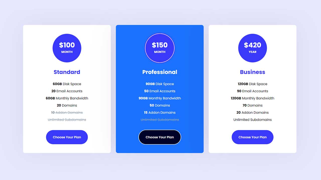 PricingXtra - Bootstrap 5 Pricing Table Section Template by themes_studio