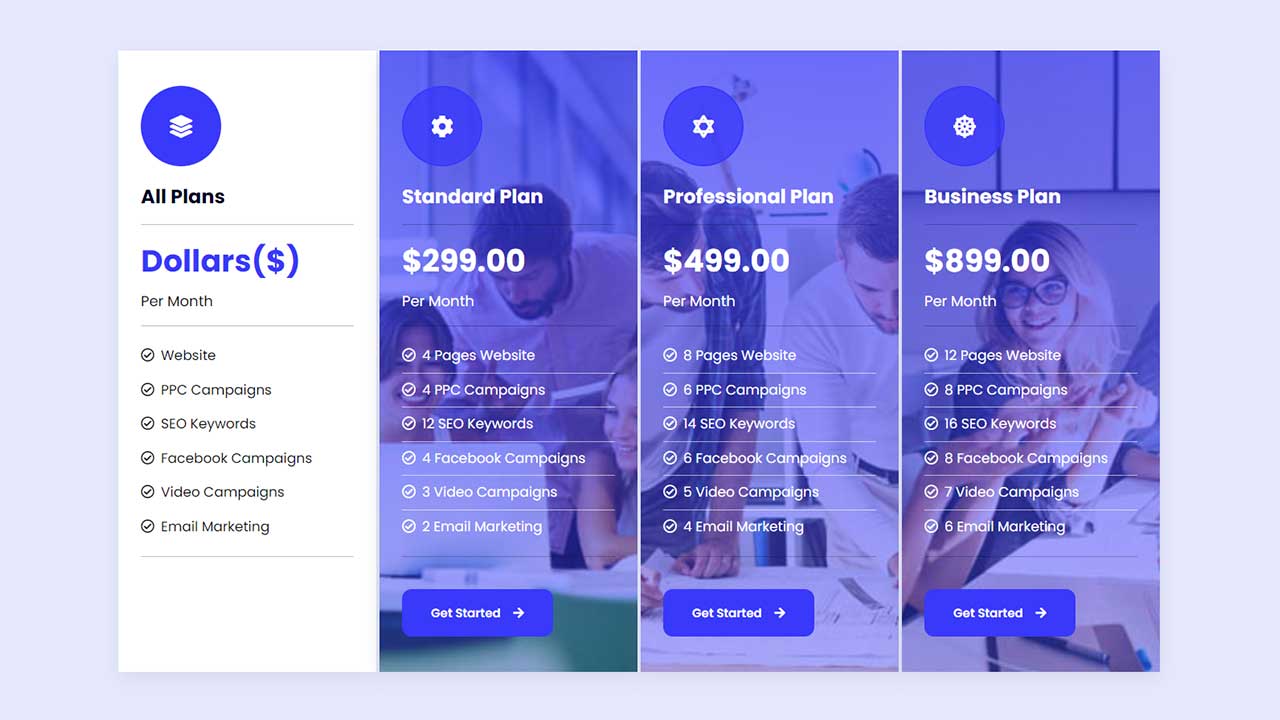 PricingXtra - Bootstrap 5 Pricing Table Section Template by themes_studio