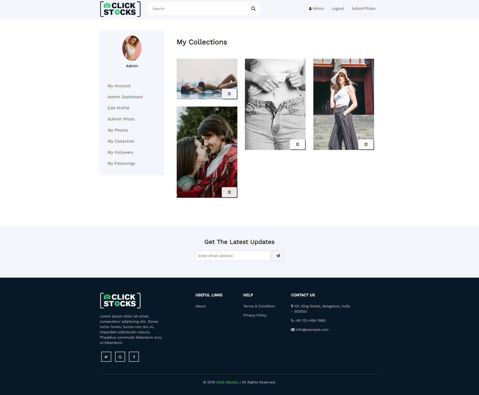 Click Stocks - Free Stock Photos Laravel Script by media-city | CodeCanyon