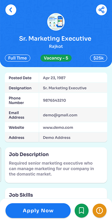 Android Jobs App (Job Seeker, Job Provider, Naukri, Shine, Indeed ...