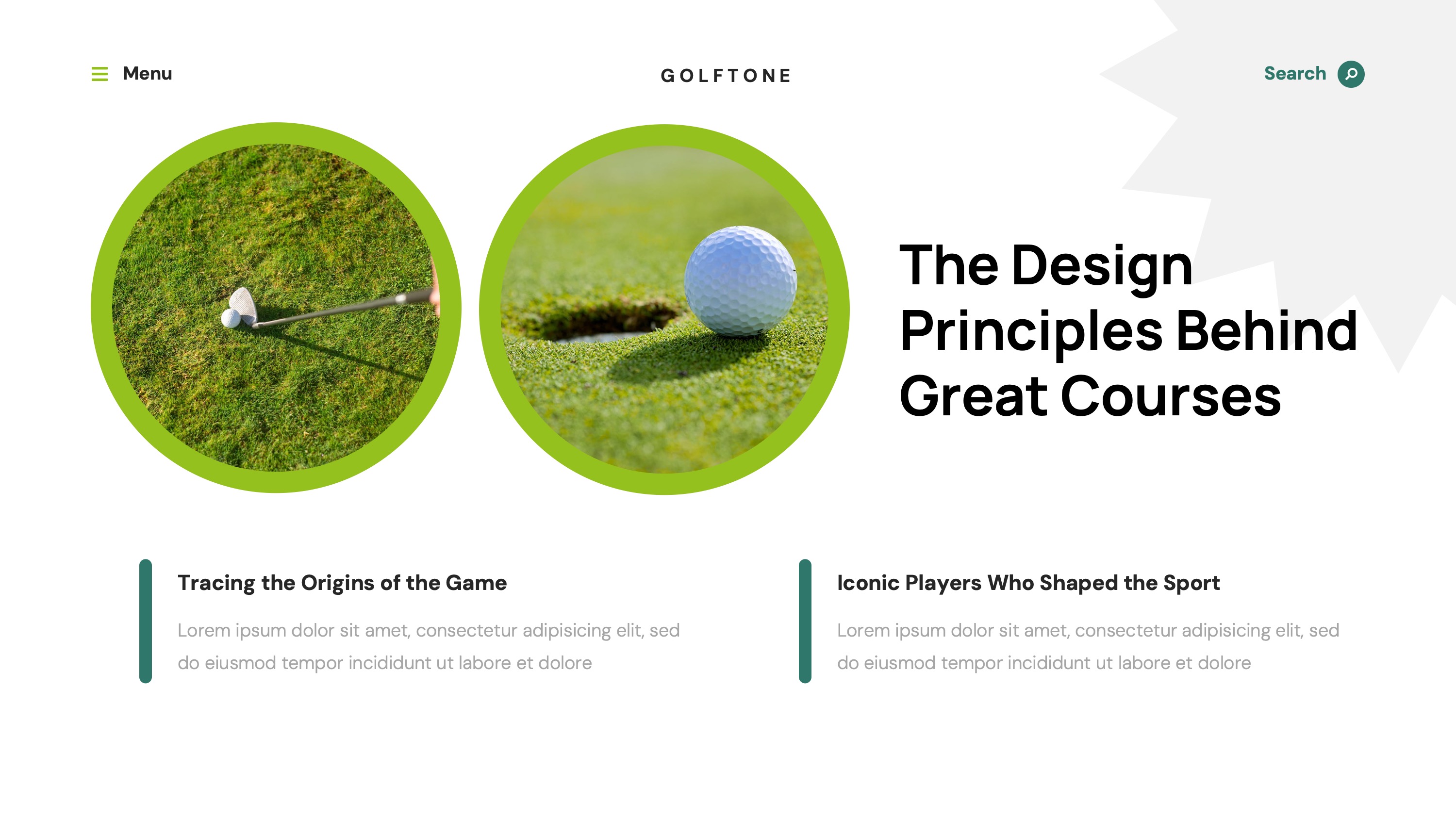 Golftone Golf Powerpoint, Presentation Templates | GraphicRiver