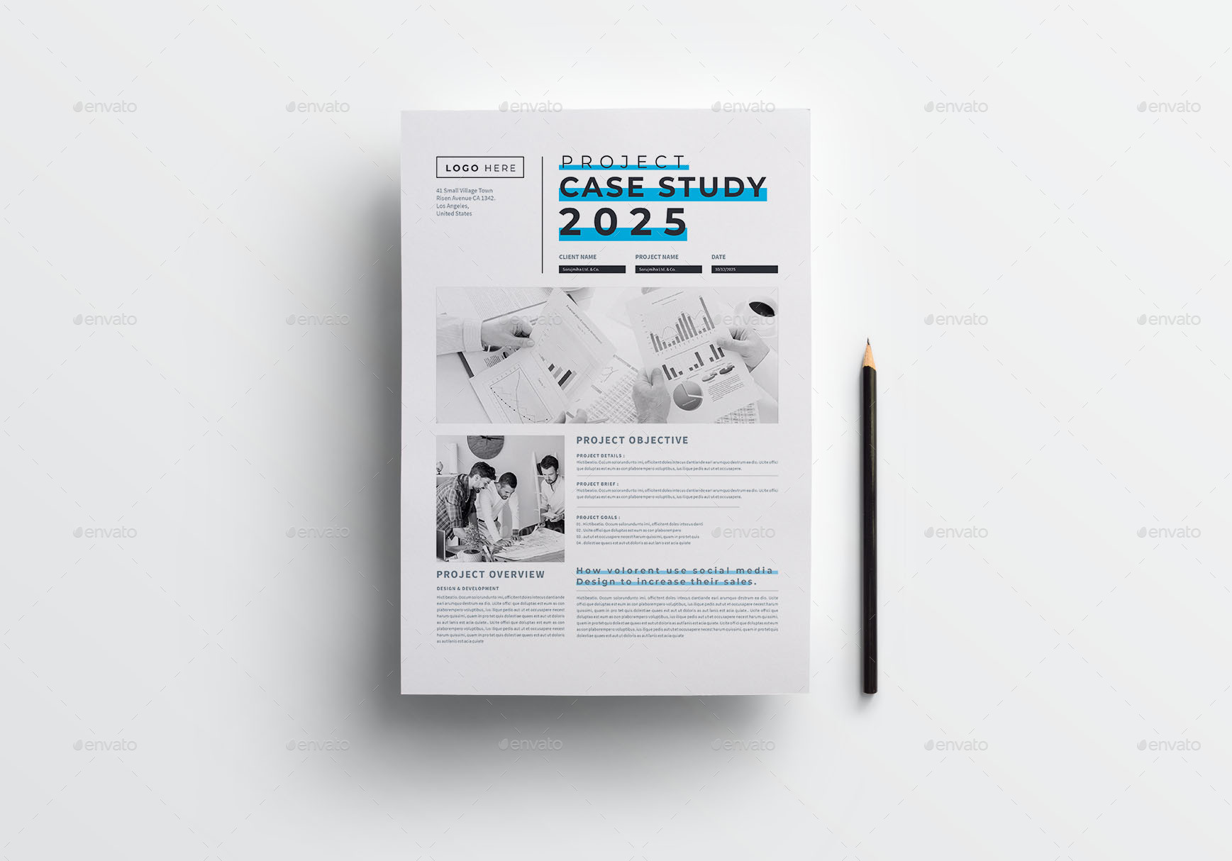 Project Case Study, Print Templates | GraphicRiver