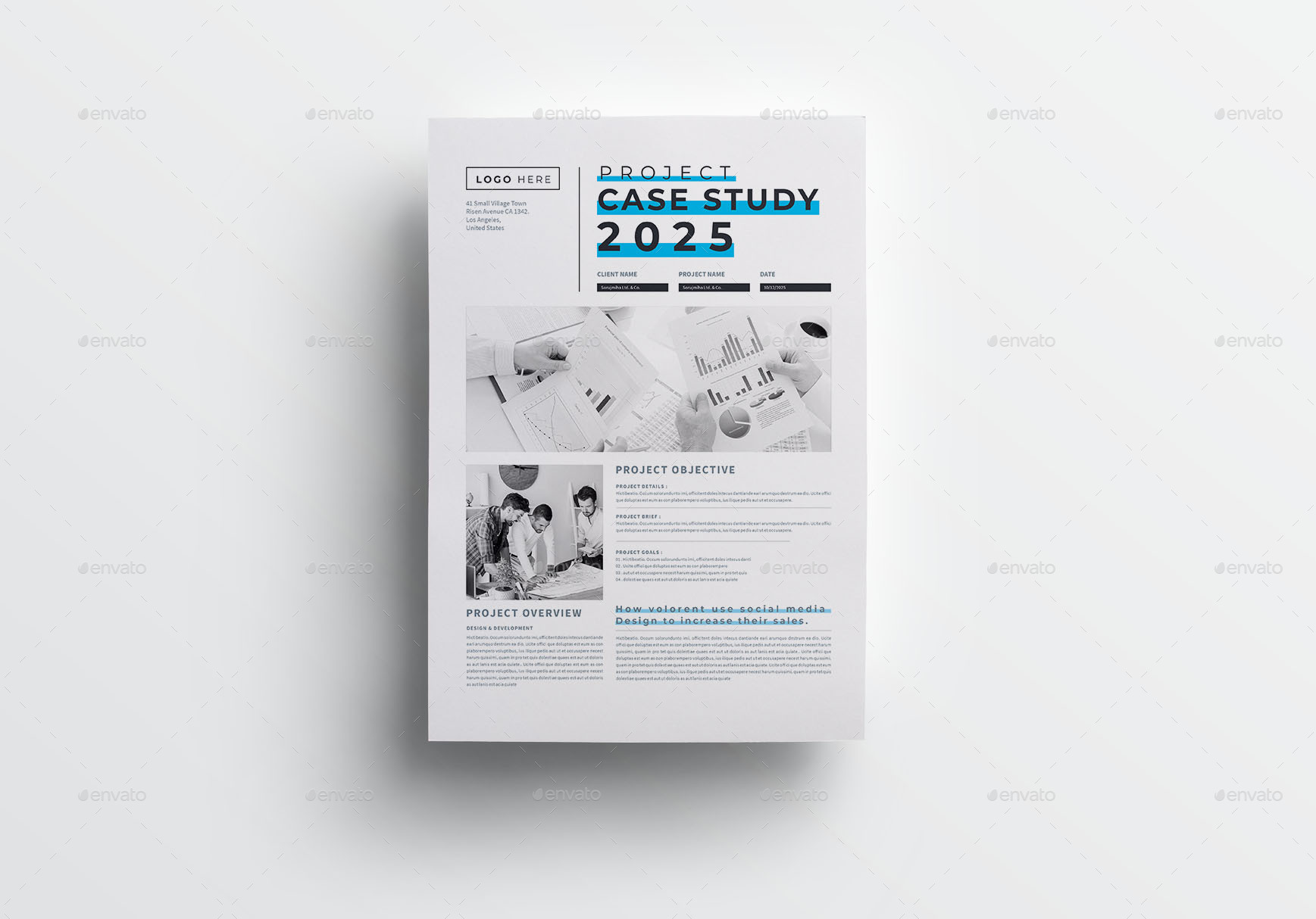 Project Case Study, Print Templates | GraphicRiver
