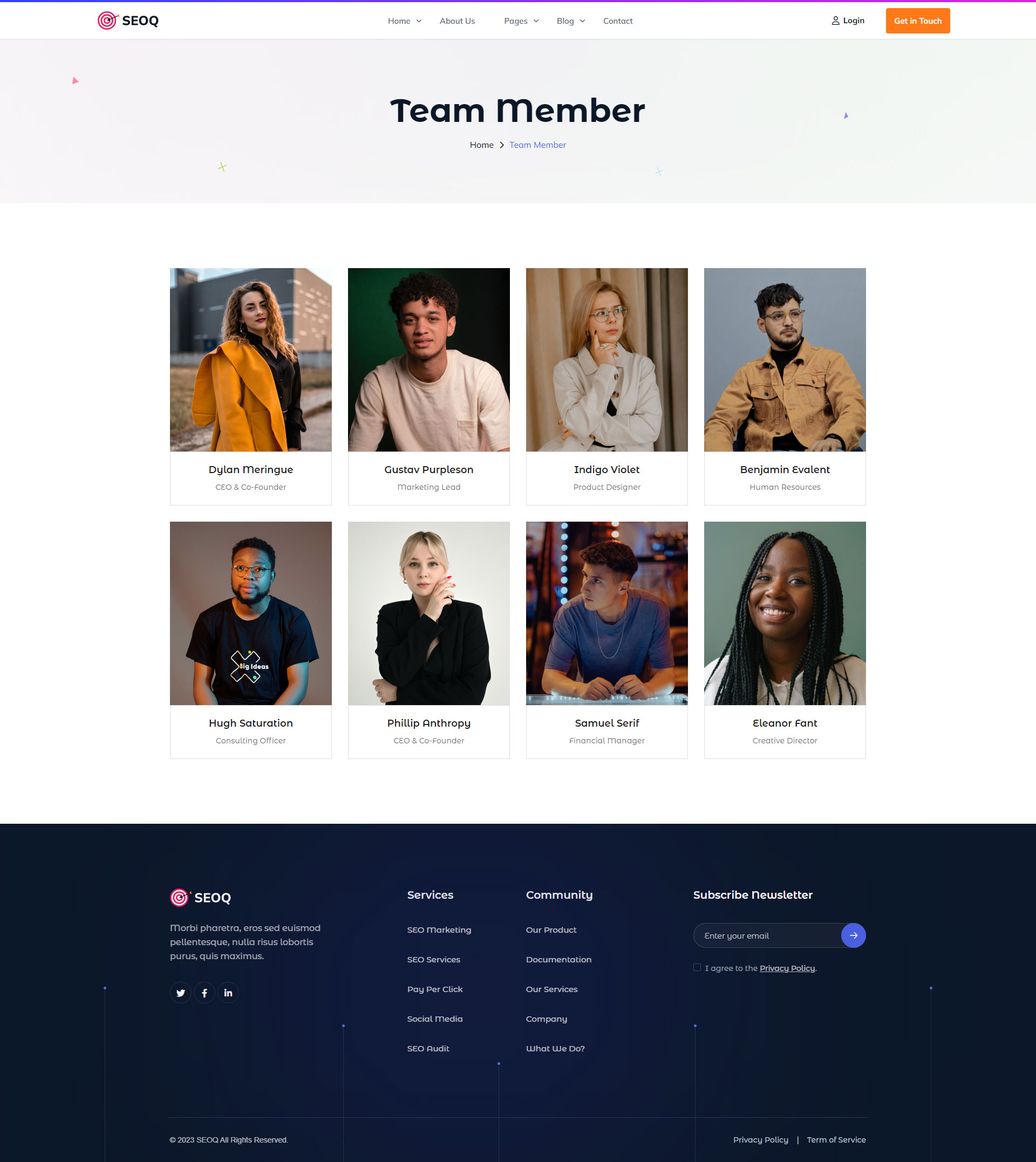 SEOQ - SEO & Digital Marketing Agency React Next JS Template by RRdevs