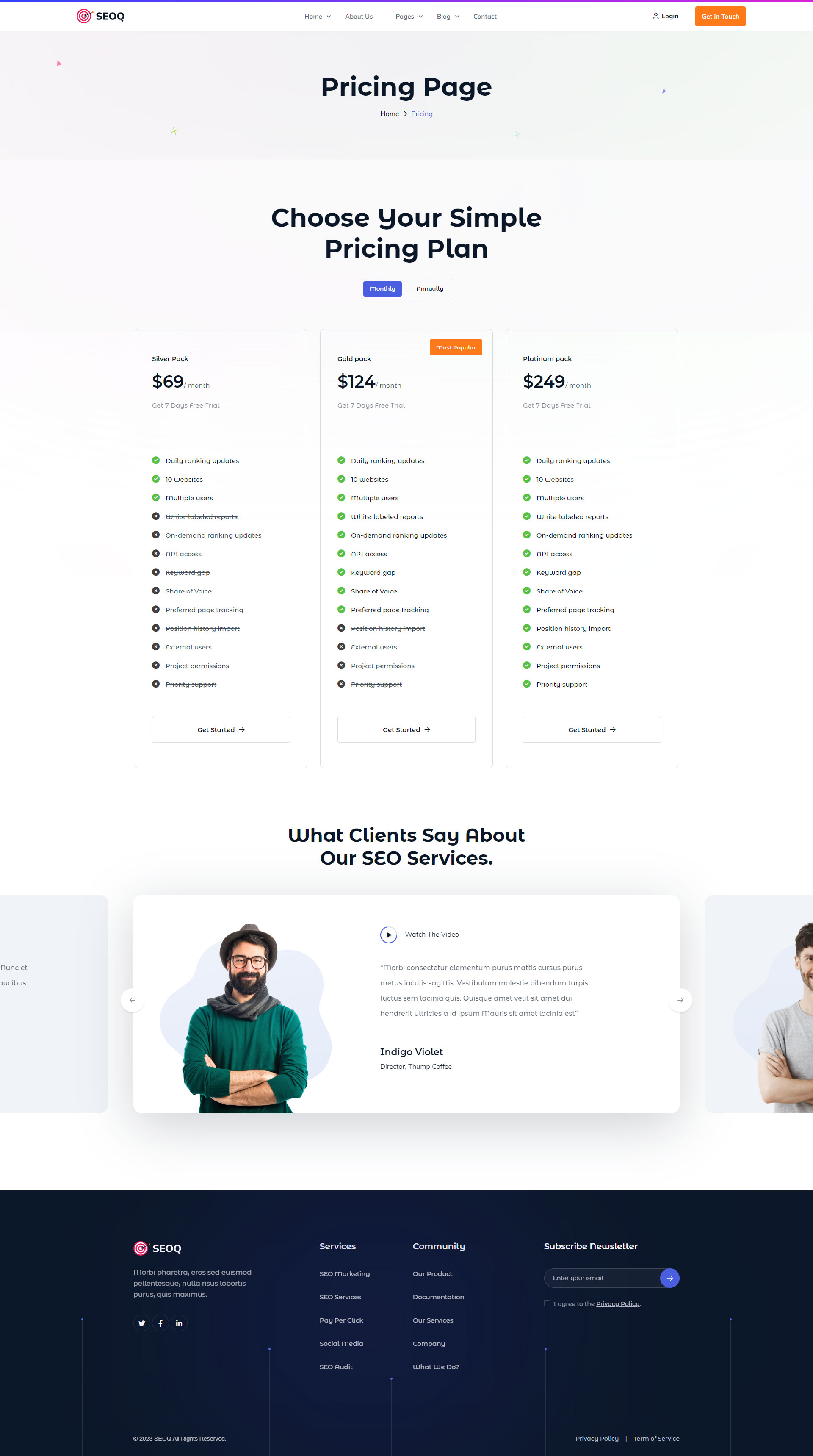 SEOQ - SEO & Digital Marketing Agency React Next JS Template by RRdevs