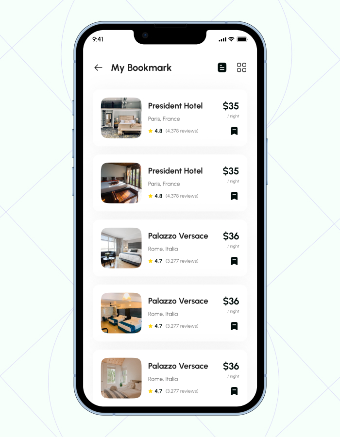 BookNest - Flutter Hotel Booking App UI Template | Figma Free by ...