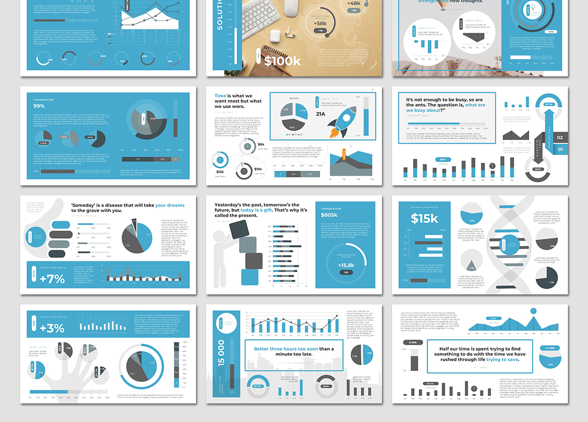 Industry Data PowerPoint Presentation Template, Presentation Templates