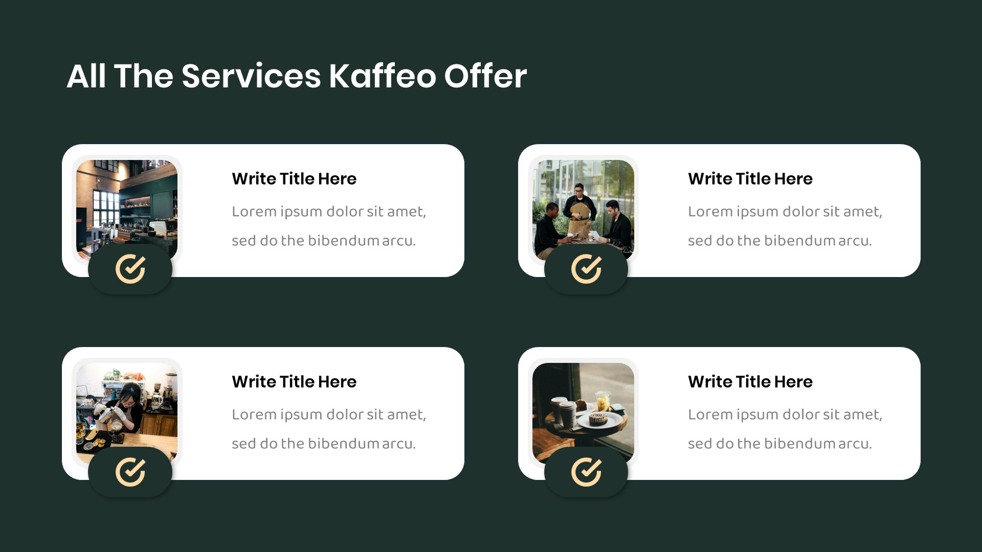 Kaffeo - Cafe & Resto Google Slides Template, Presentation Templates