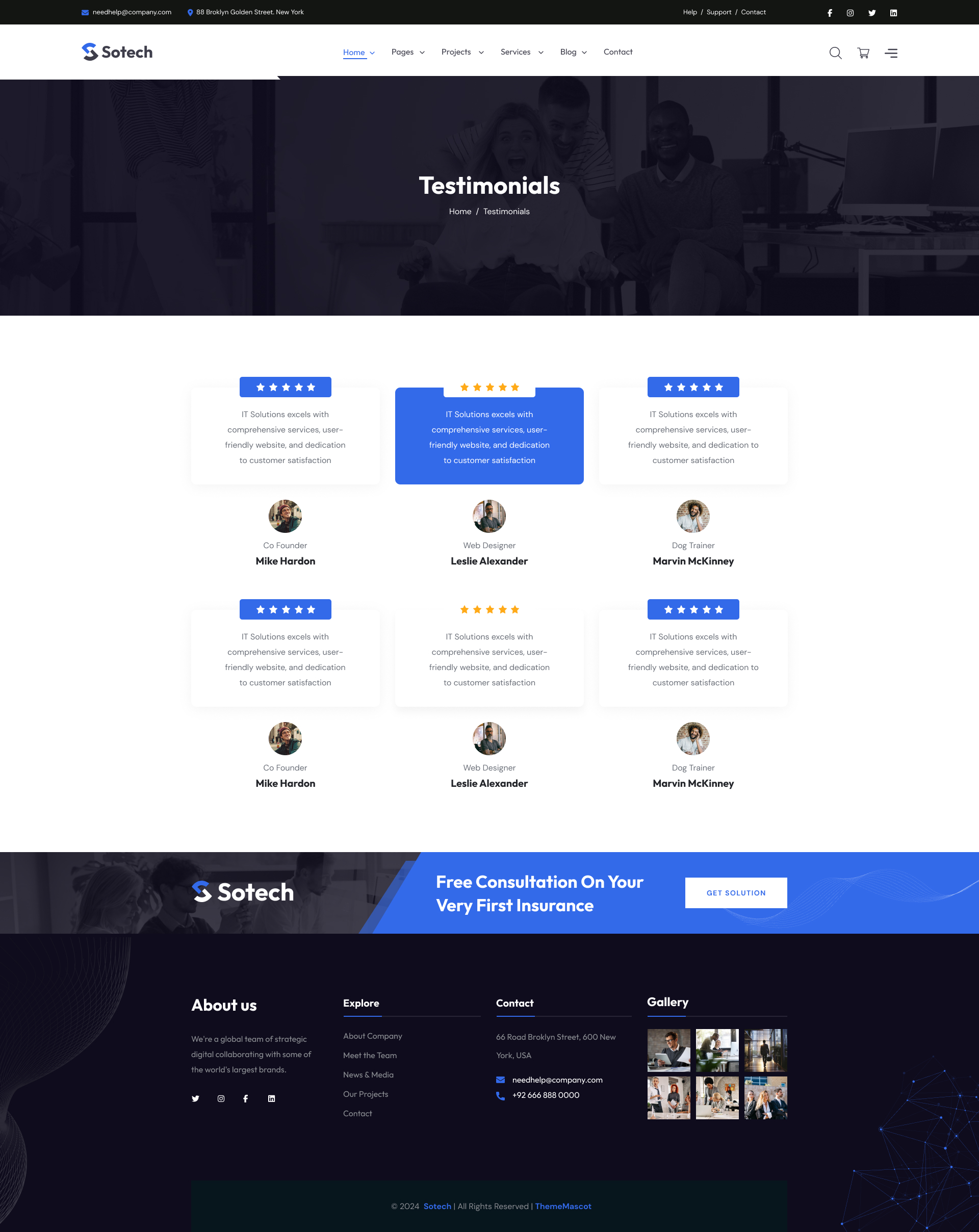 Sotech - Technology & IT Solutions Figma Template by thimshop | ThemeForest