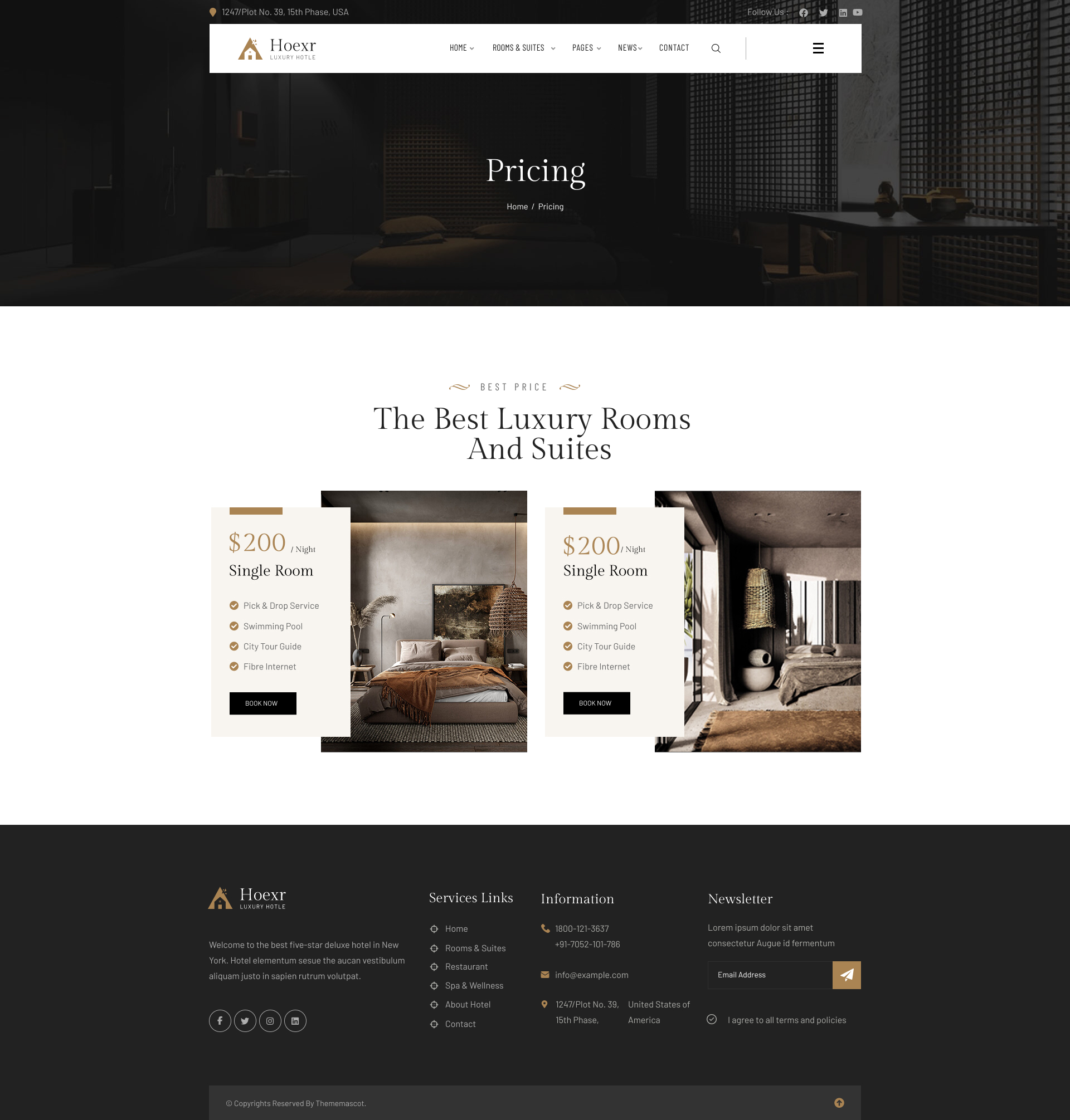 Hoexr - Hotel Booking Figma Template by thimshop | ThemeForest