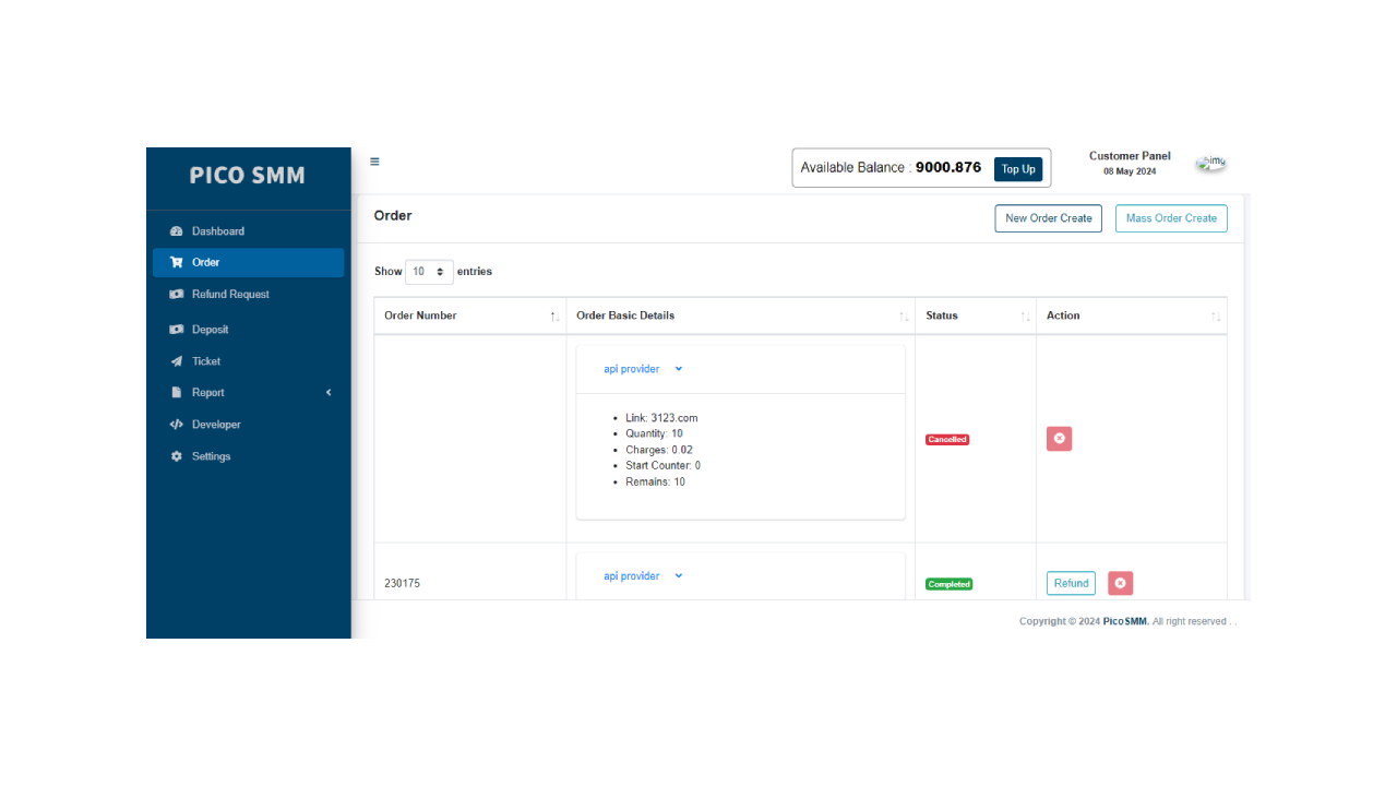 PicoSMM - Social Media Marketing Script Panel by picotechofficial ...