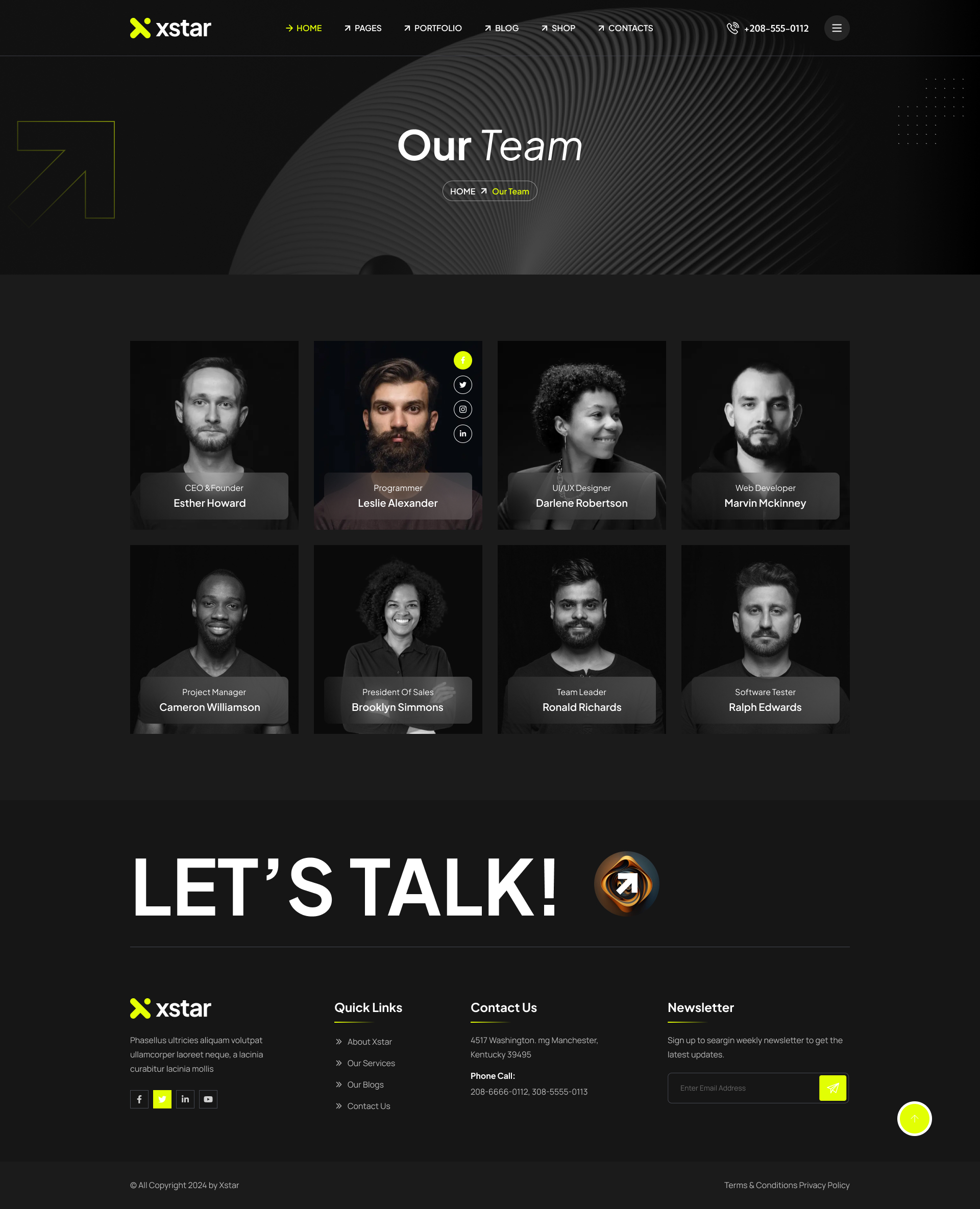 Xstar – Creative Agency Figma Template by Gramentheme | ThemeForest
