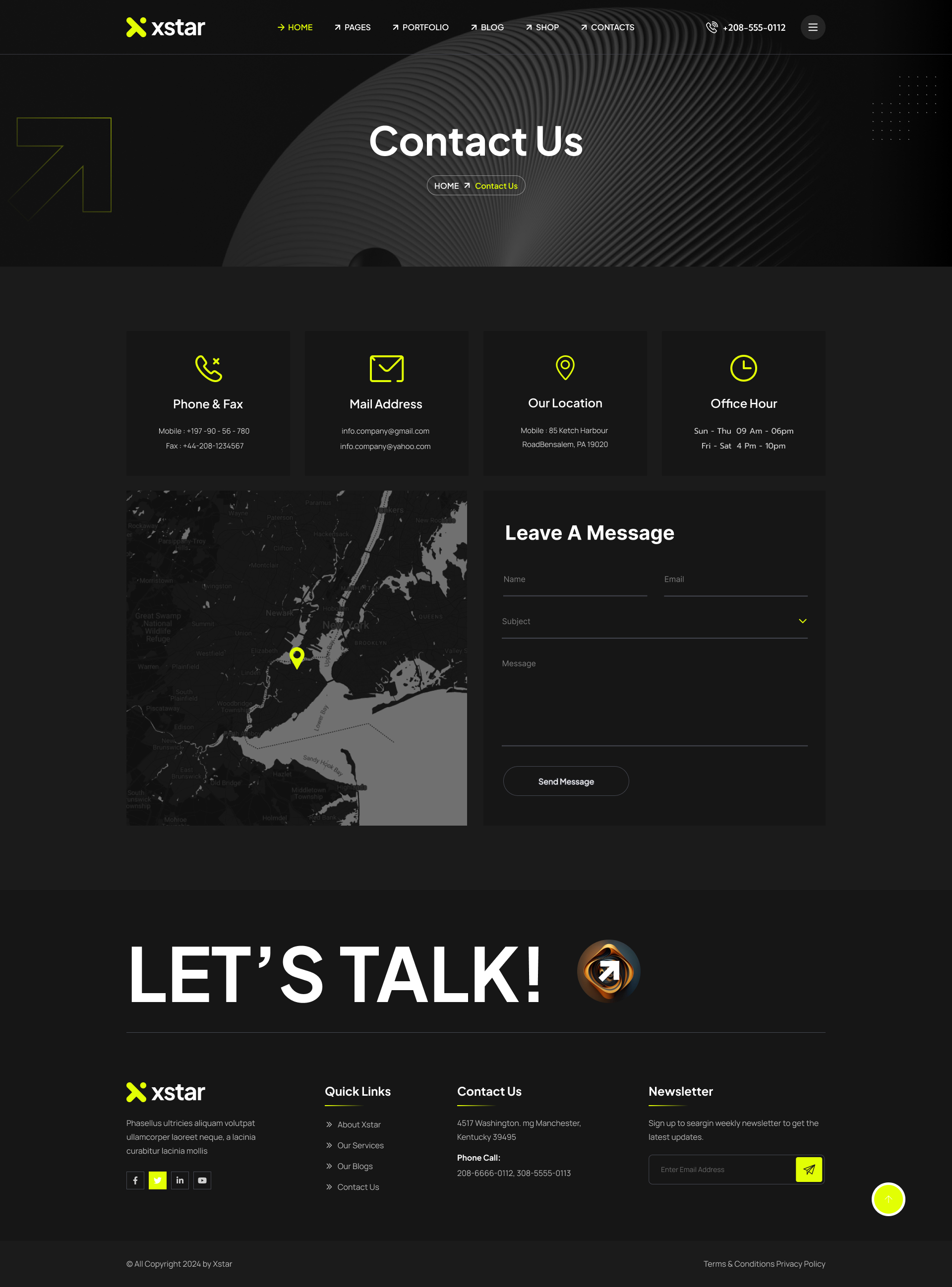 Xstar – Creative Agency Figma Template by Gramentheme | ThemeForest