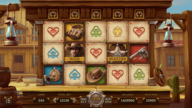 HTML Wild West Slot Game by Master_Key | CodeCanyon