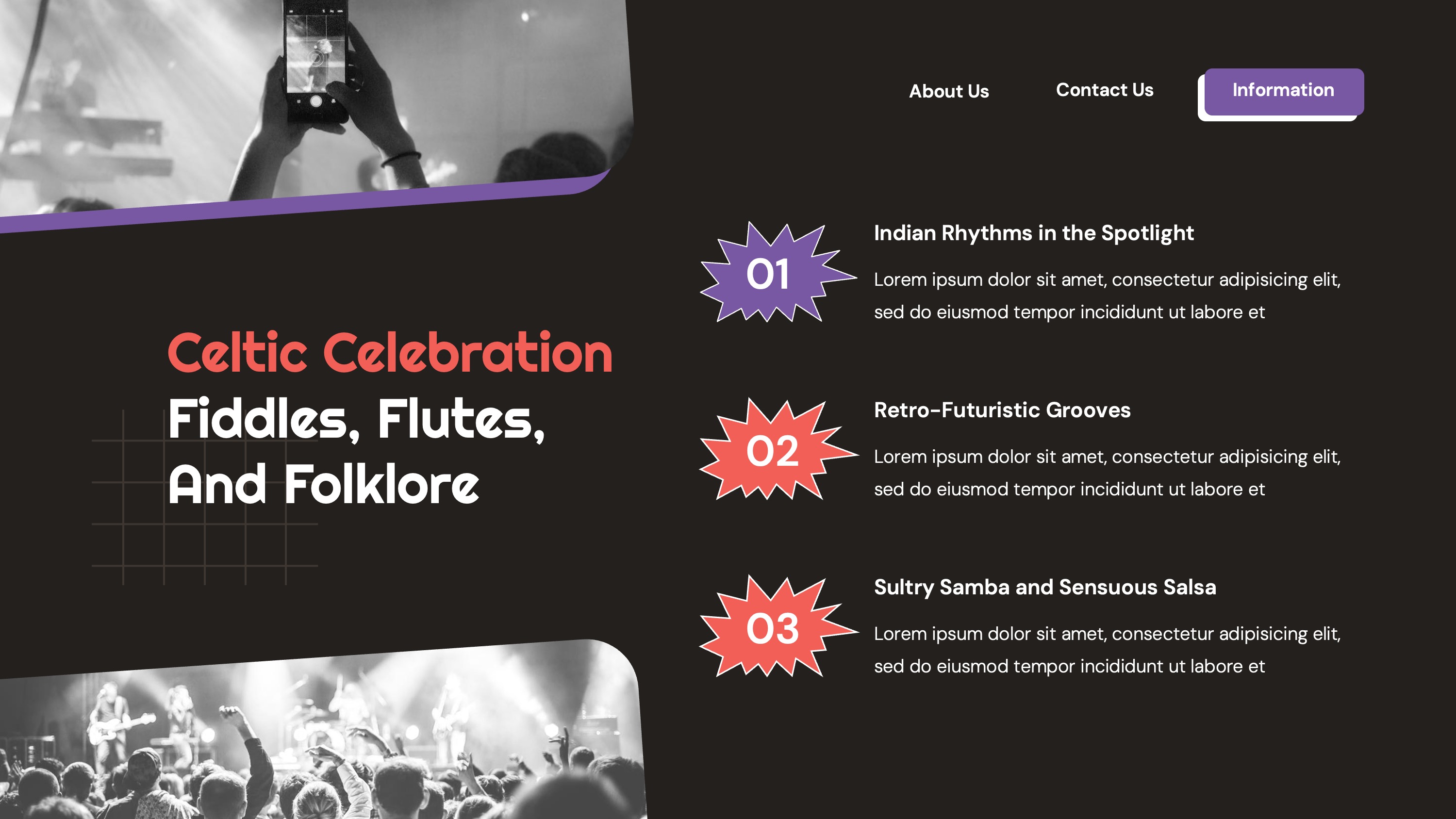 Music Event Keynote, Presentation Templates | GraphicRiver