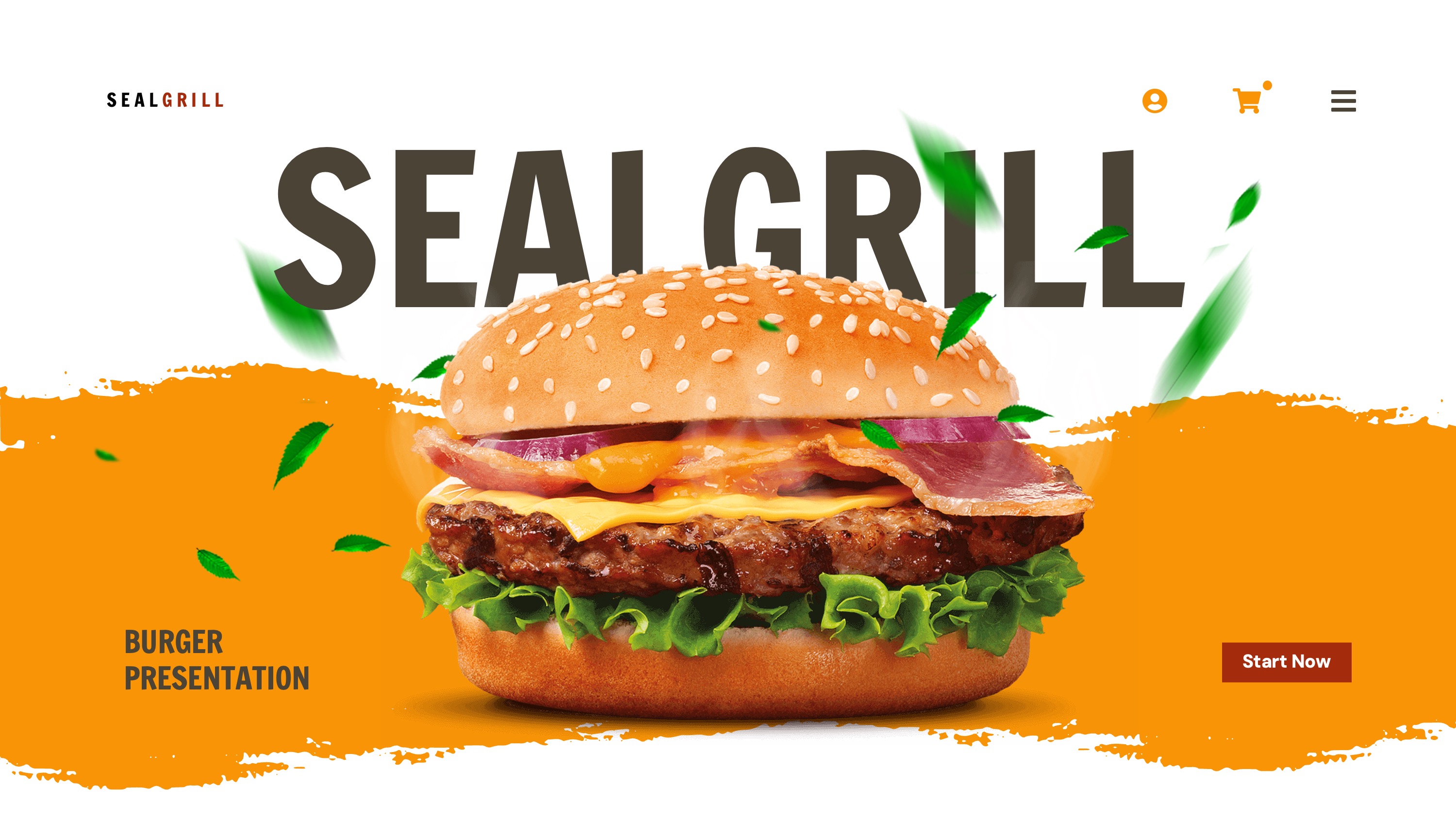 SEALGRILL Burger PowerPoint, Presentation Templates | GraphicRiver