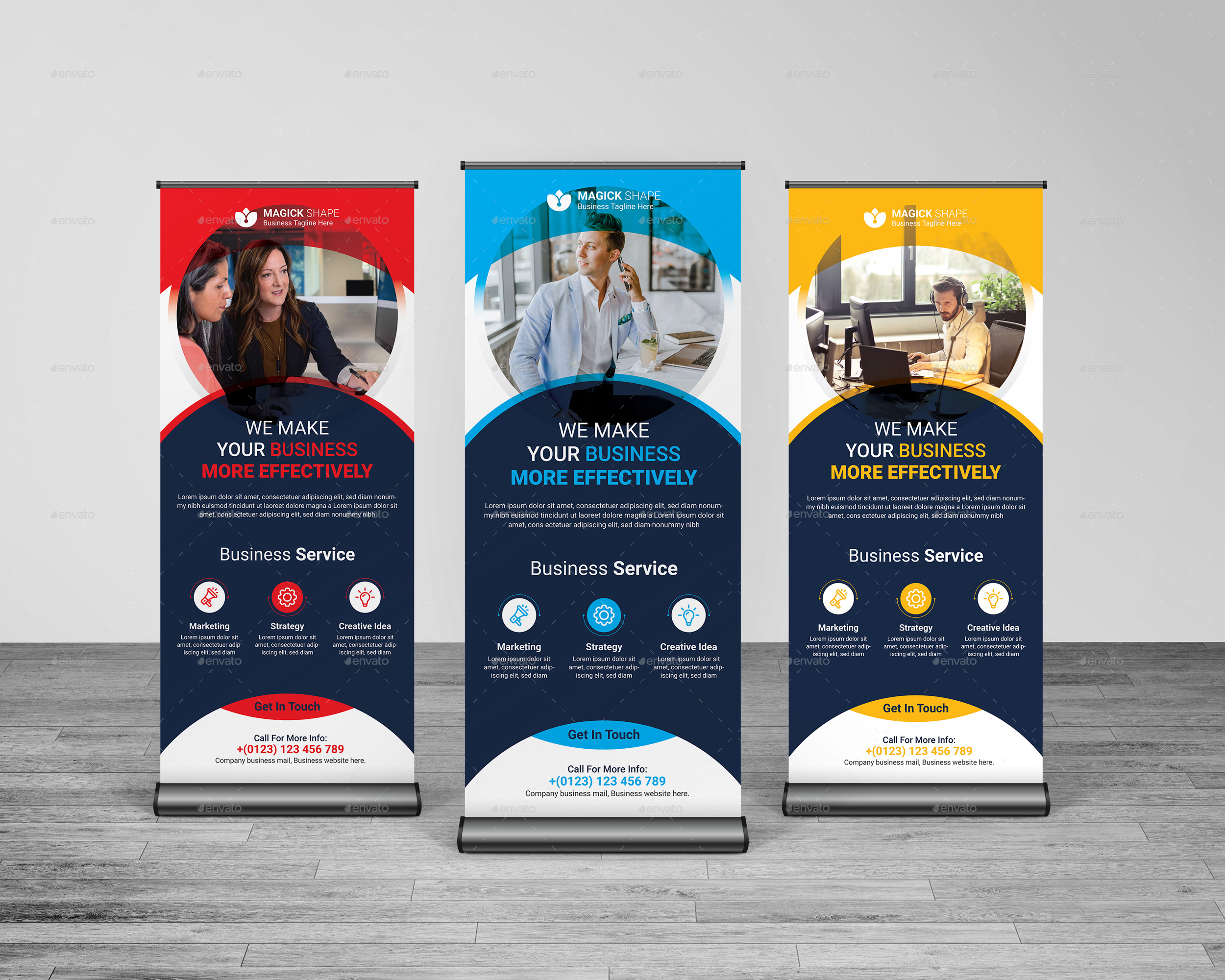 Roll Up Banner Template, Print Templates | GraphicRiver