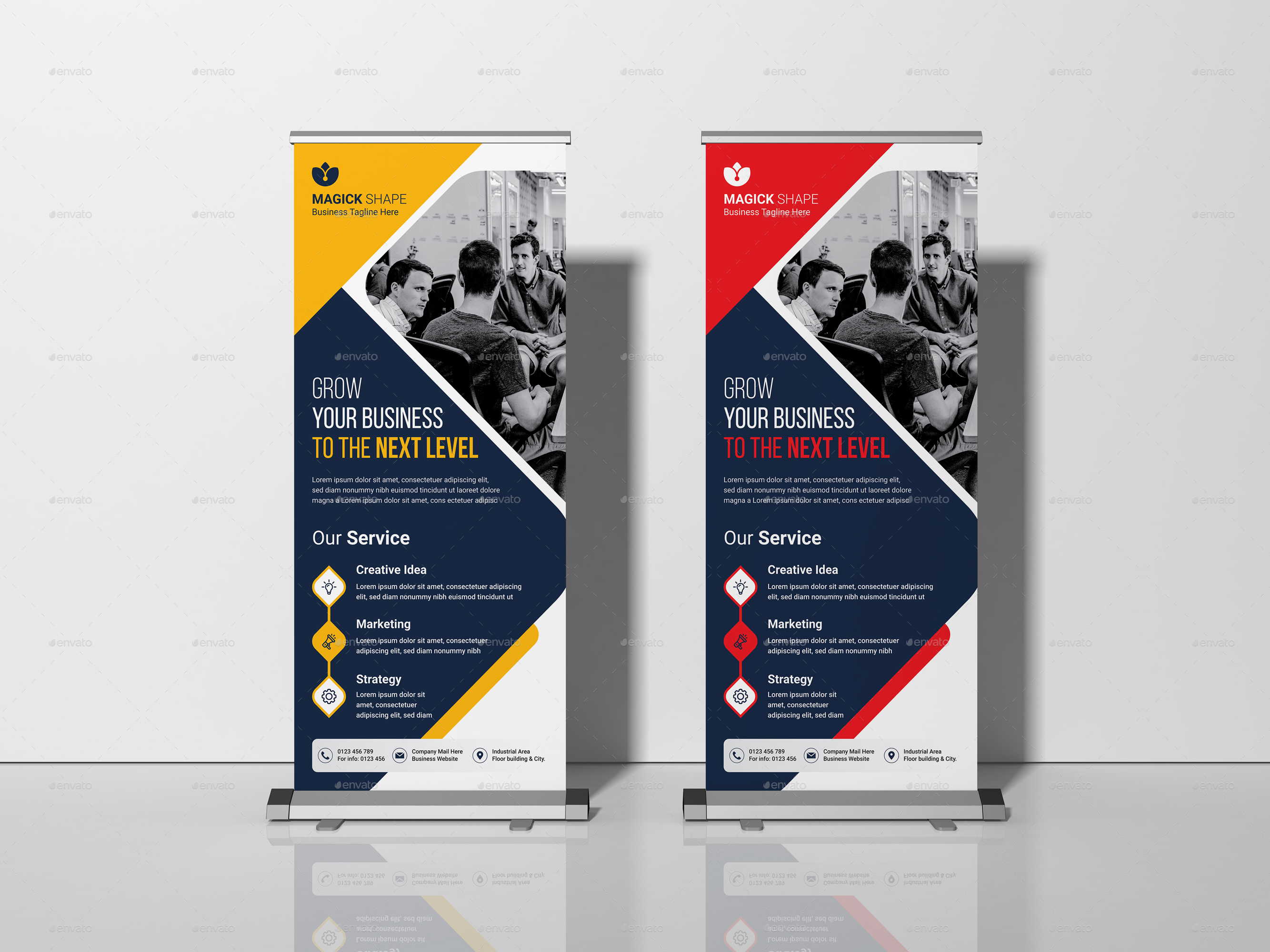 Roll Up Banner Template, Print Templates | GraphicRiver