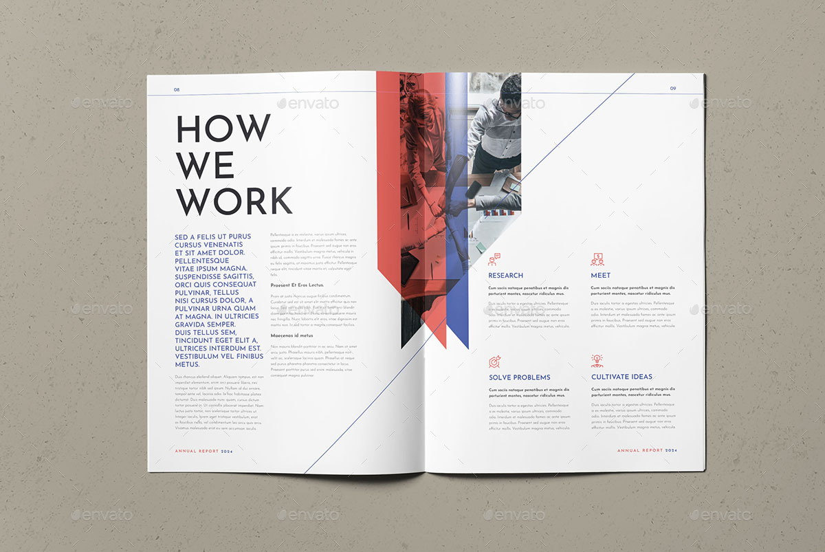 Annual Report 2024, Print Templates | GraphicRiver