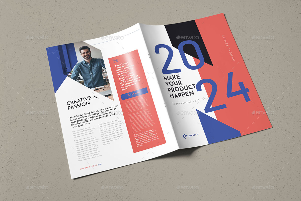 Annual Report 2024, Print Templates | GraphicRiver