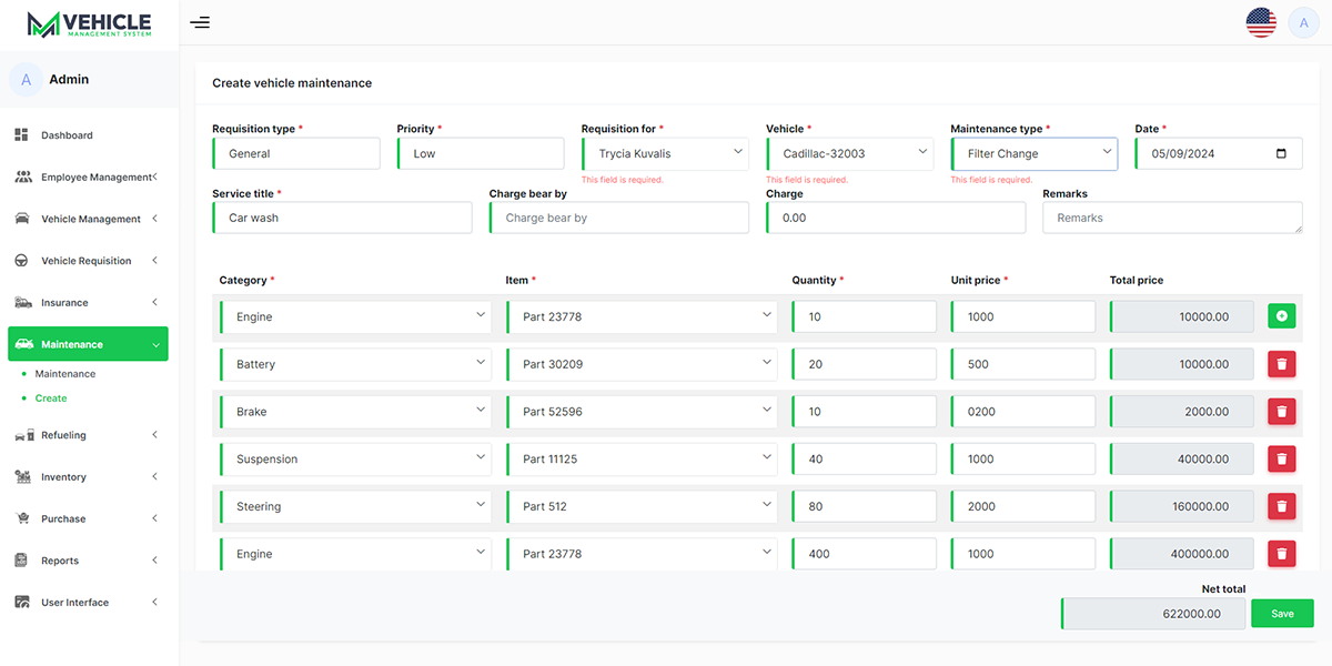 VMS - Vehicle Management System by bdtask | CodeCanyon